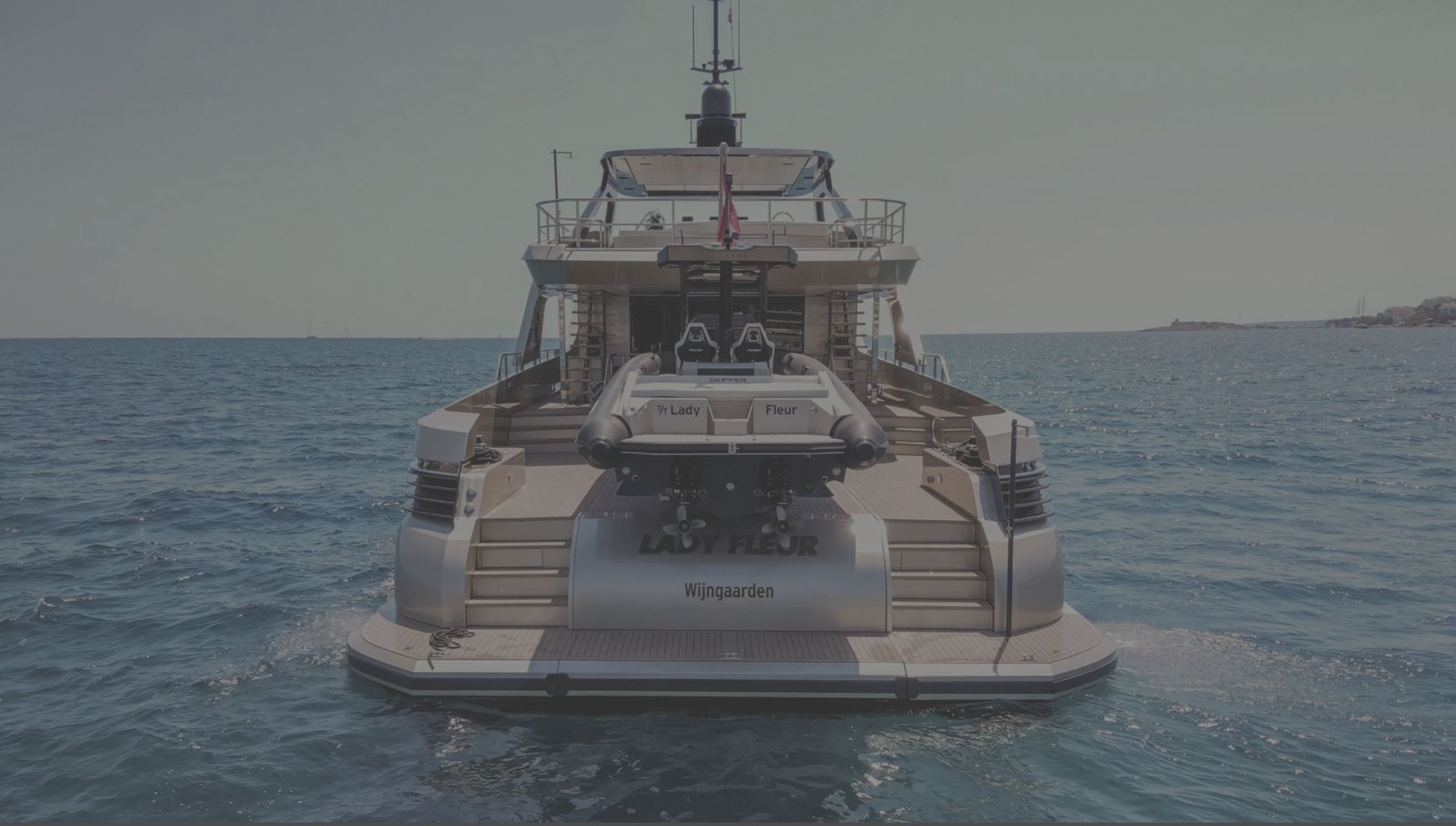 On board the first X-treme 105 superyacht Lady Fleur